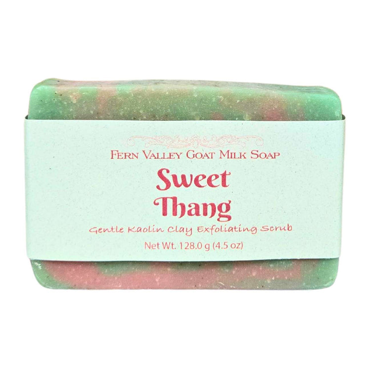 Natural Goat Milk Soap | Exfoliating Kaolin Clay Scrub | Sweet Thang ...