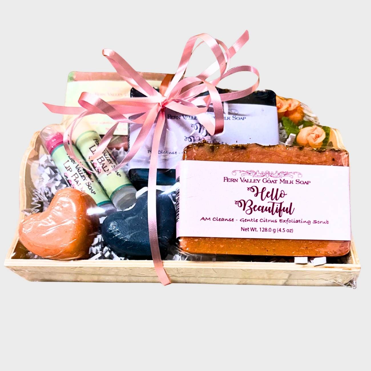 Handmade Goat Milk Soap | Three Full-Size Bars + Two Flavored Lip Balm ...